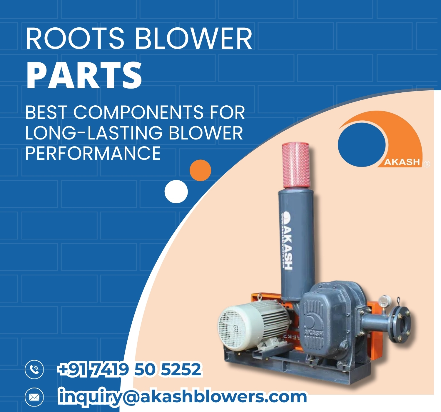 Roots Blower Parts | Parts for Long-Lasting Blower Performance - Akash ...